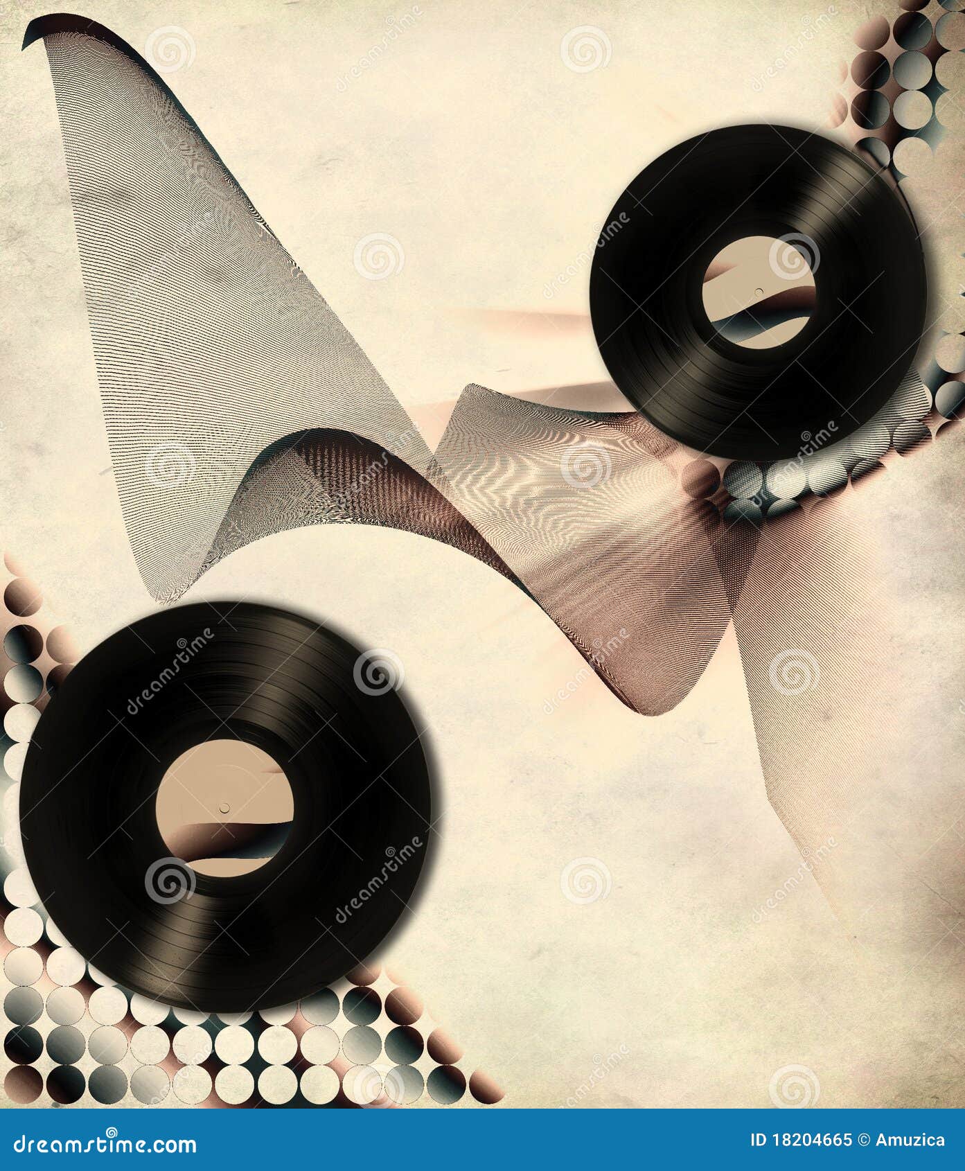 Retro music poster stock image. Image of background, grunge - 18204665