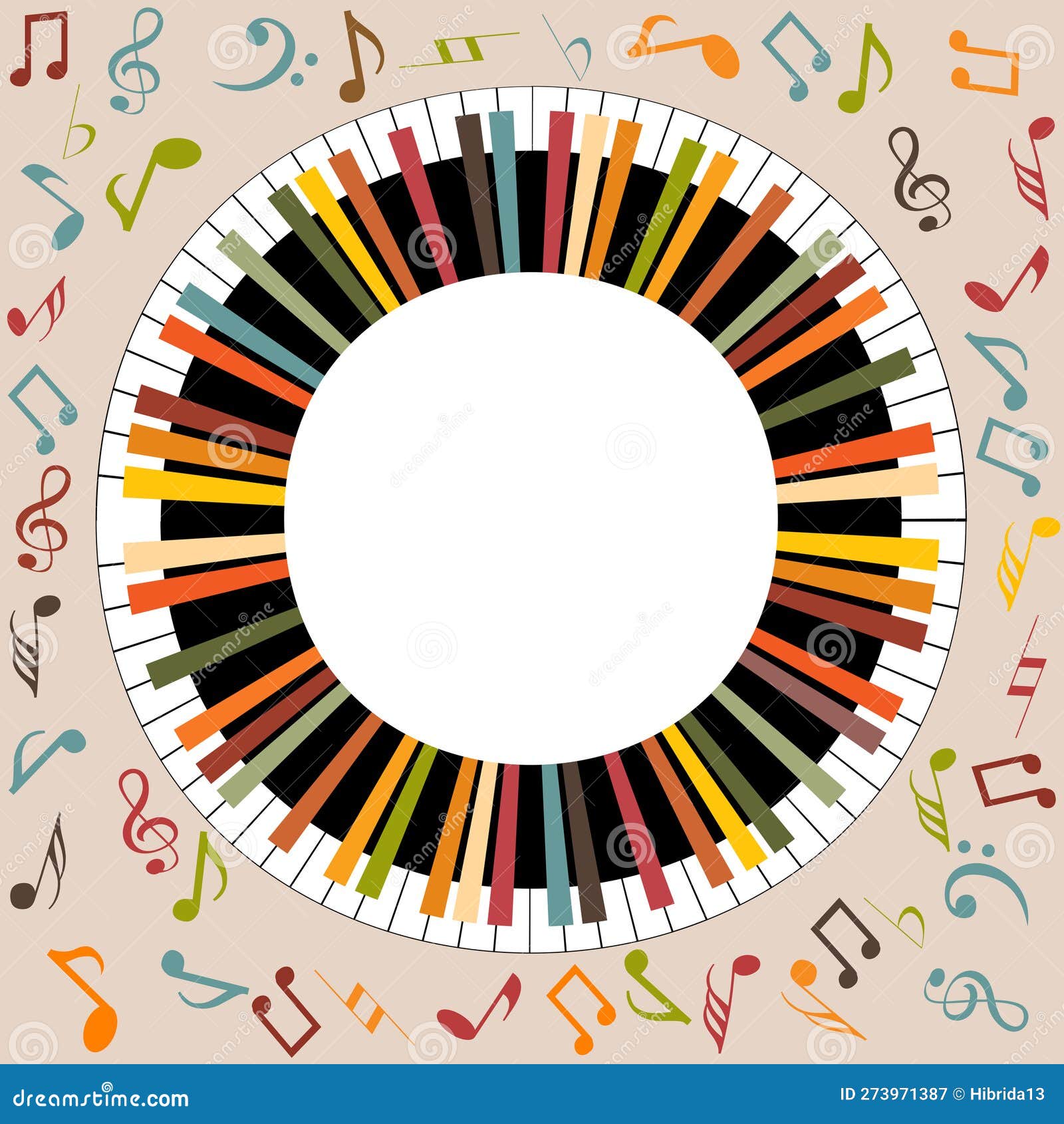 Retro Musical Instrument. Pink Guitar With Keyboard, Vintage ...