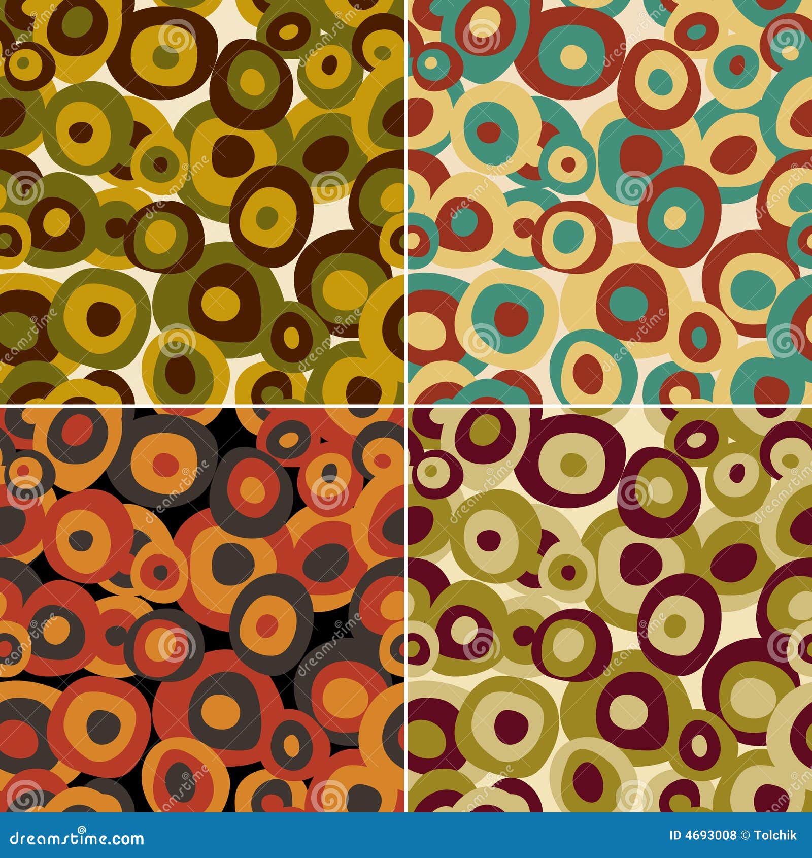 Retro- Muster Nahtlos, Vektor Vektor Abbildung - Illustration von ...