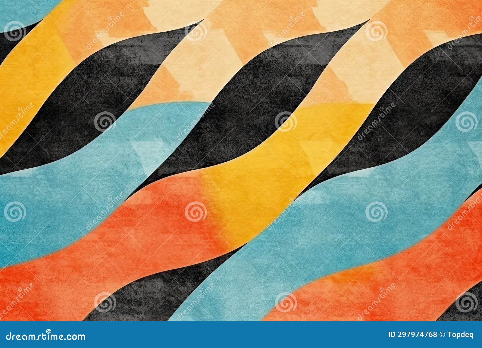 Retro Muted Colors Abstract Checkerboard Pattern Grainy Texture ...