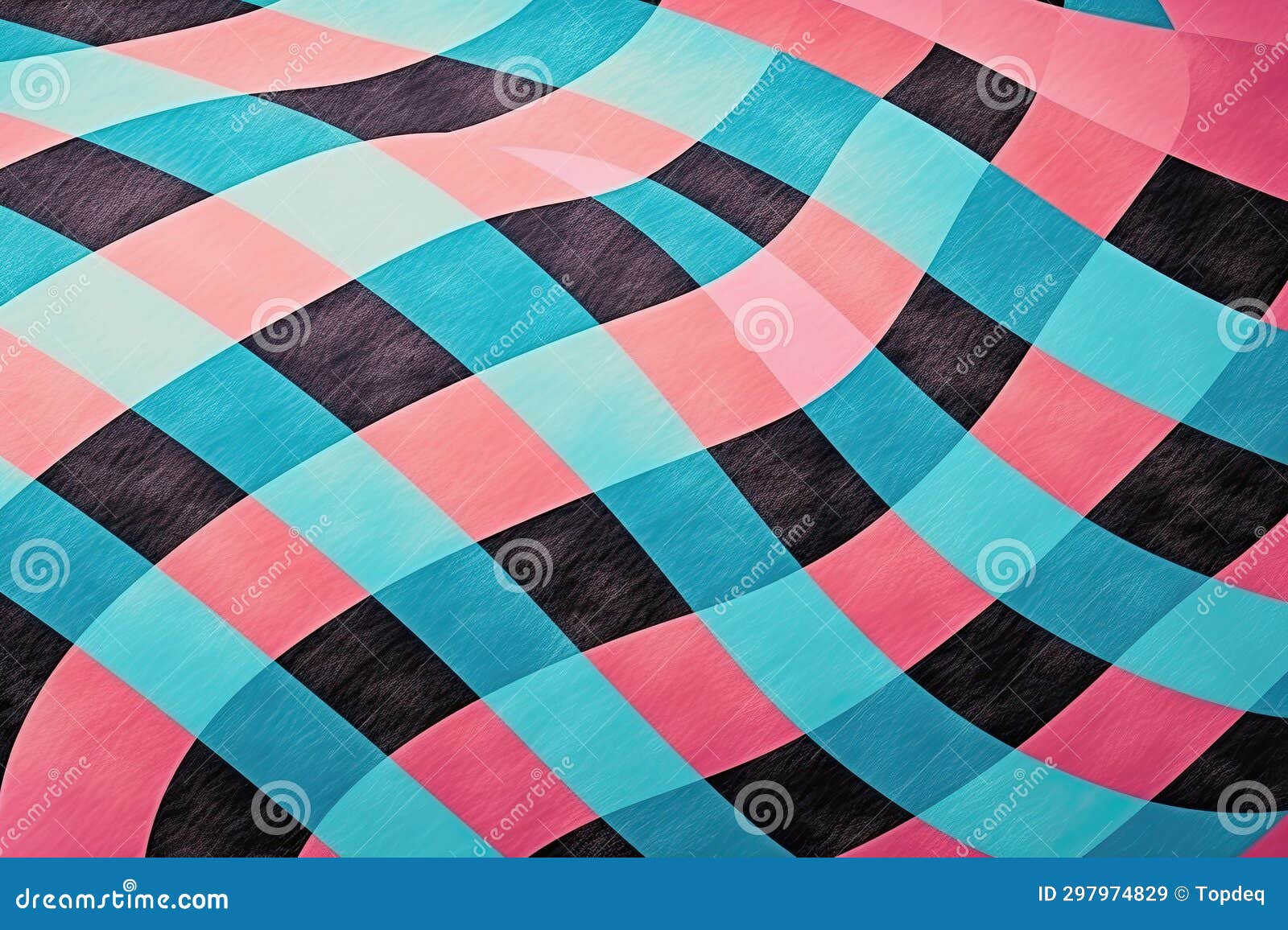 Retro Muted Colors Abstract Checkerboard Pattern Grainy Texture ...