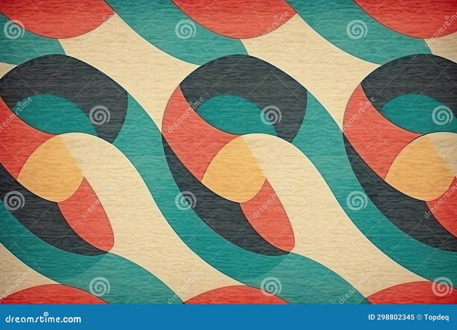 Retro Muted Colors Abstract Checkerboard Pattern Grainy Texture ...