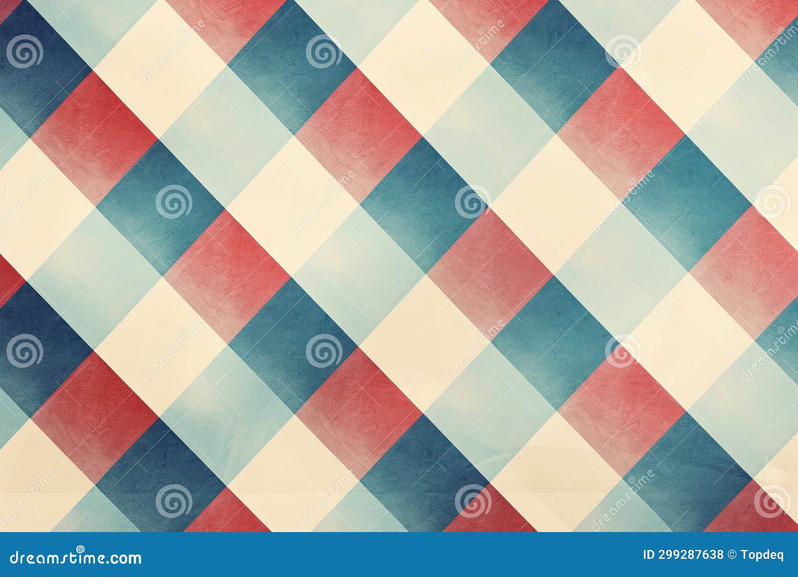Retro Muted Colors Abstract Checkerboard Pattern Grainy Texture ...