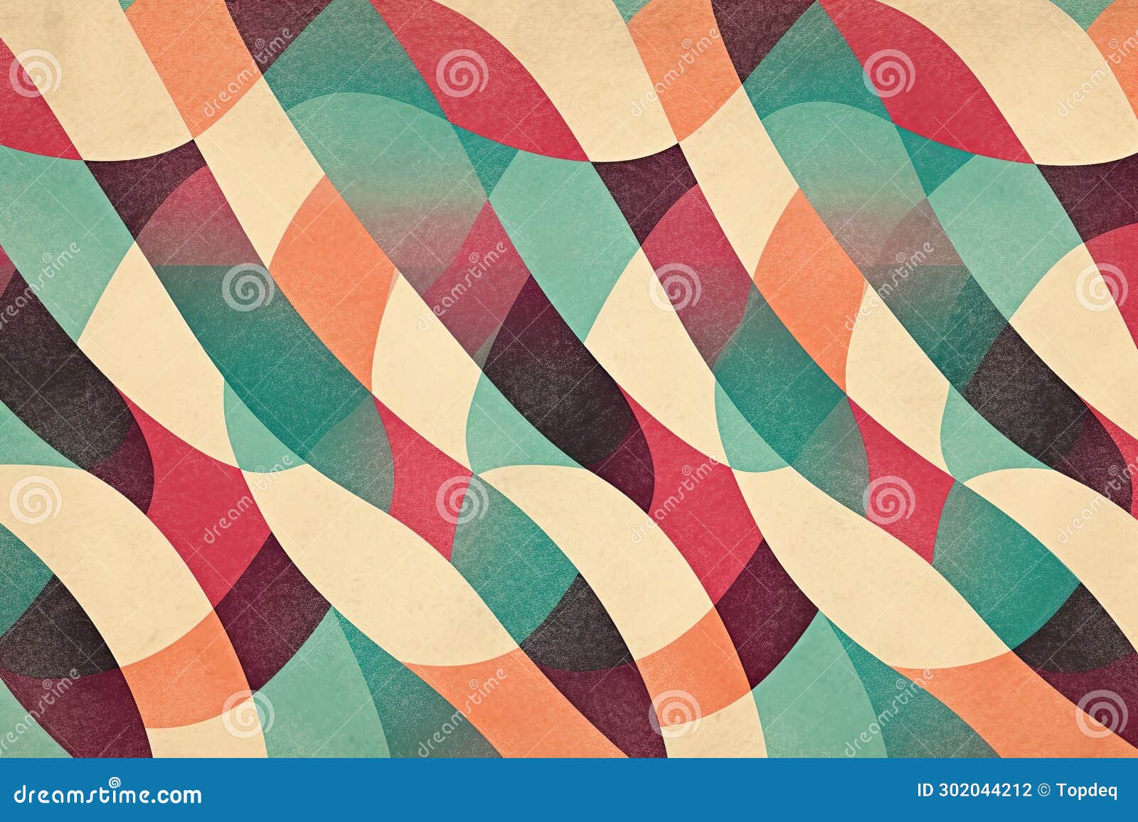 Retro Muted Colors Abstract Checkerboard Pattern Grainy Texture ...