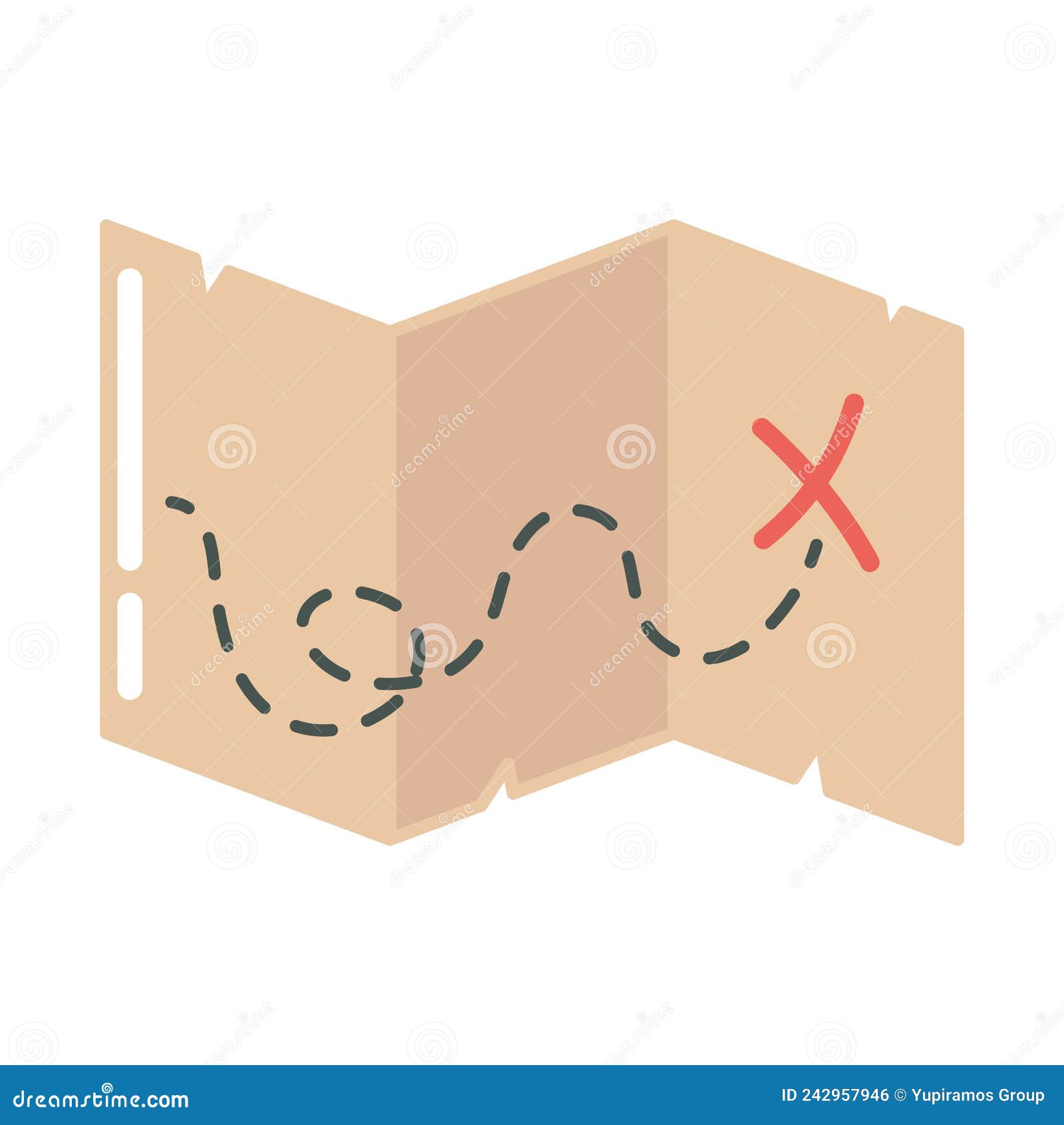 Retro navigation map stock vector. Illustration of country - 242957946