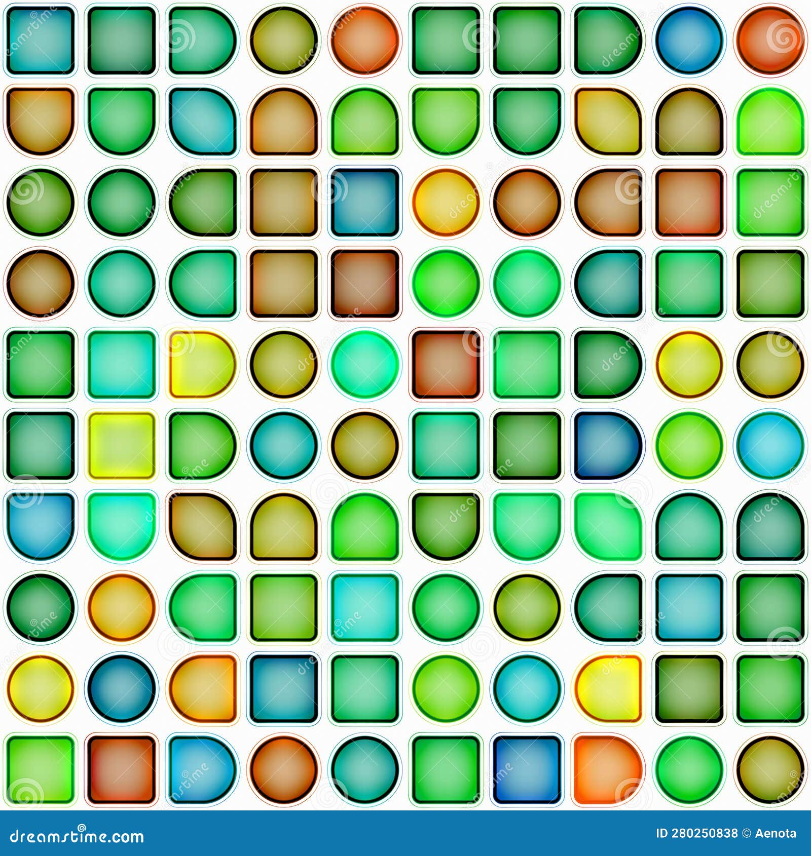 Retro Neon Repeating Pattern Stock Illustration - Illustration of date ...