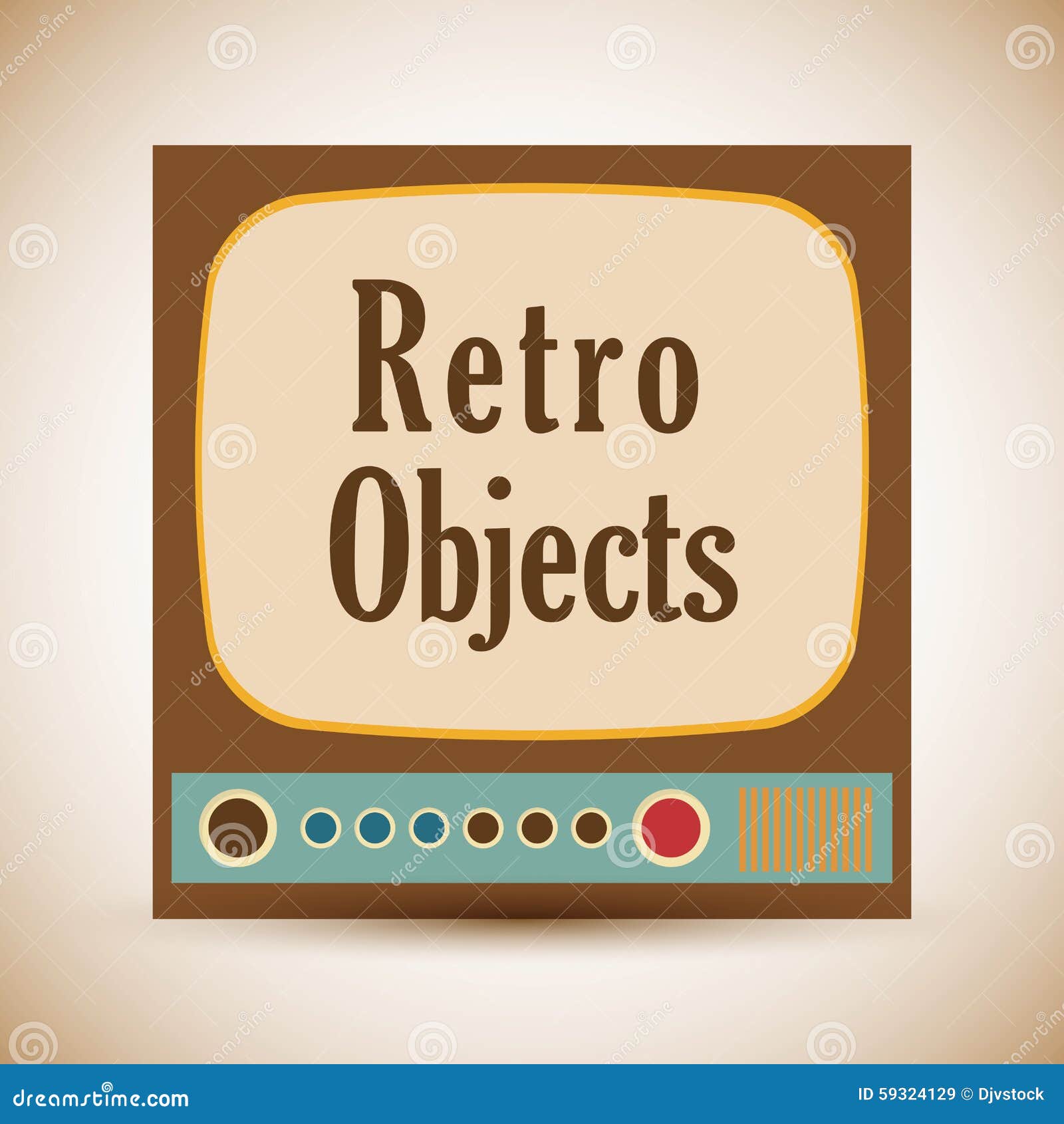 Retro Objects Vintage Design Stock Vector - Illustration of revival ...