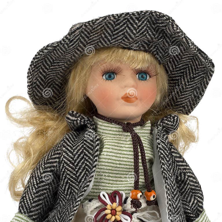 Retro old dolly stock photo. Image of face, doll, figure - 15358994