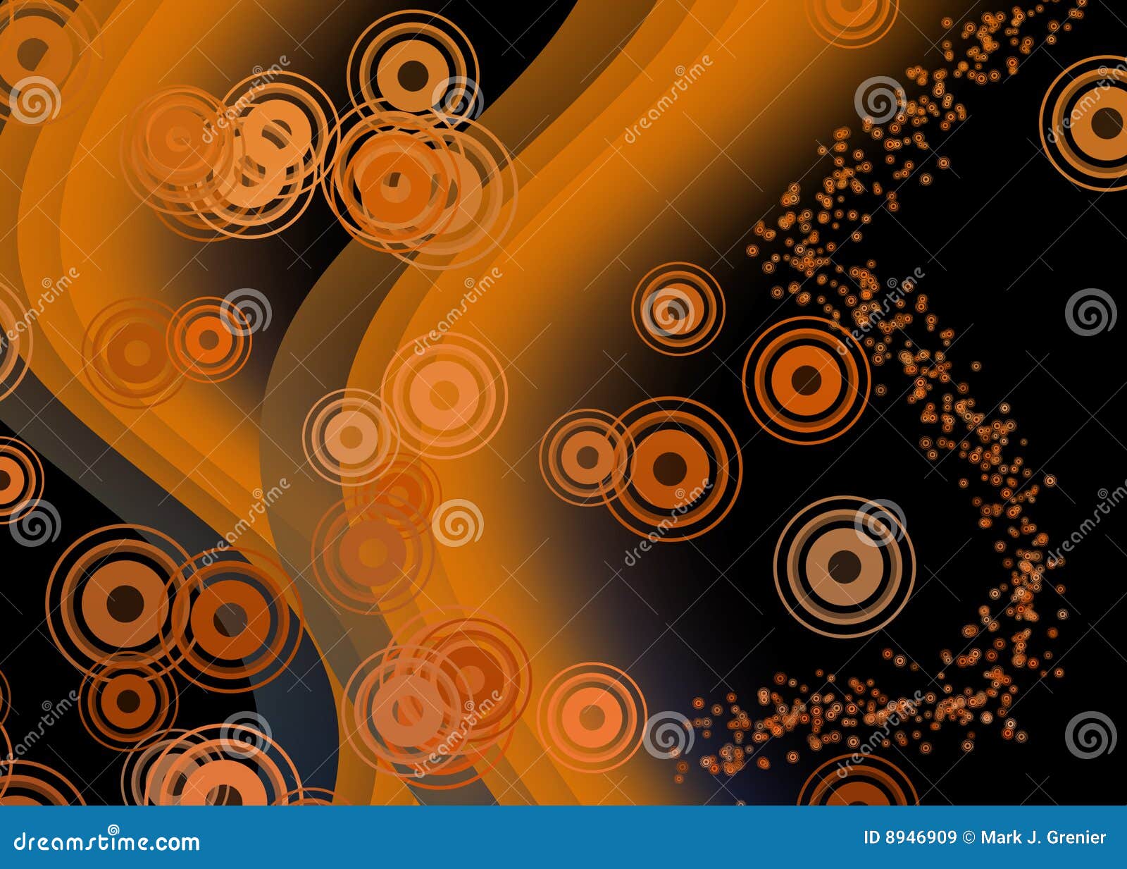 Retro Orange stock illustration. Illustration of grunge - 8946909