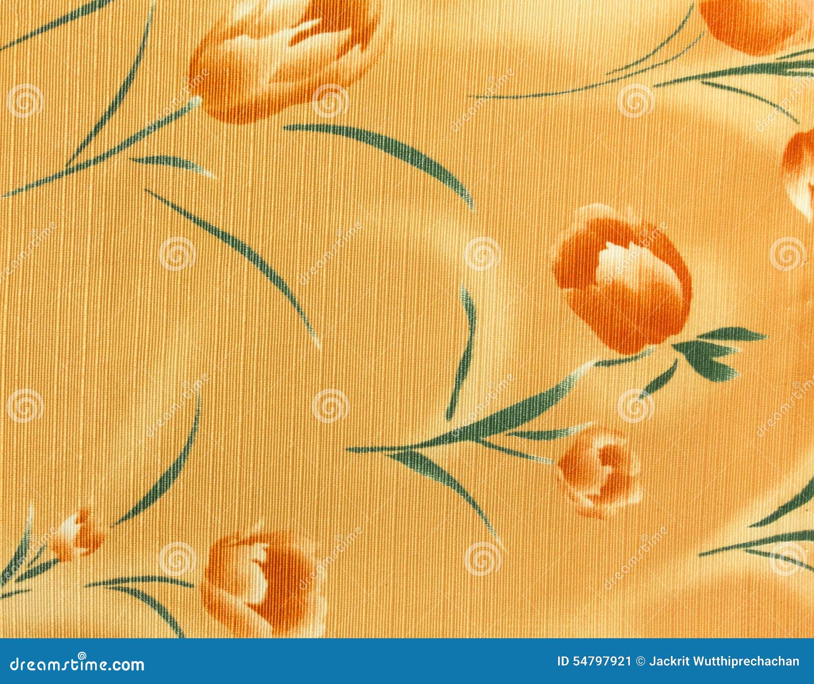 Retro Orange Pattern Background: Documentary-Style Photography Of ...