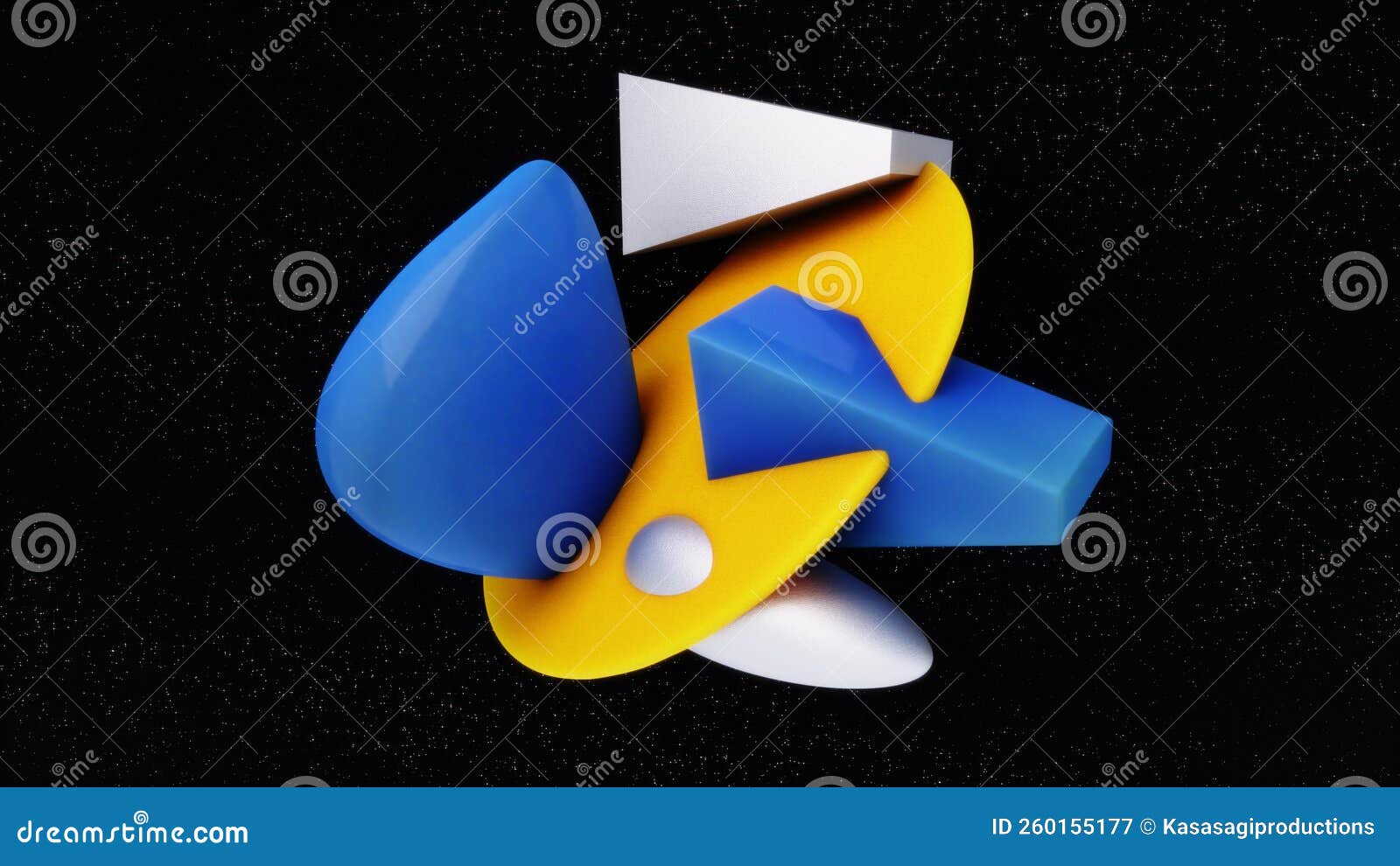 : Retro Outer Space Atom Punk Inspired Geometric Abstract Stock ...