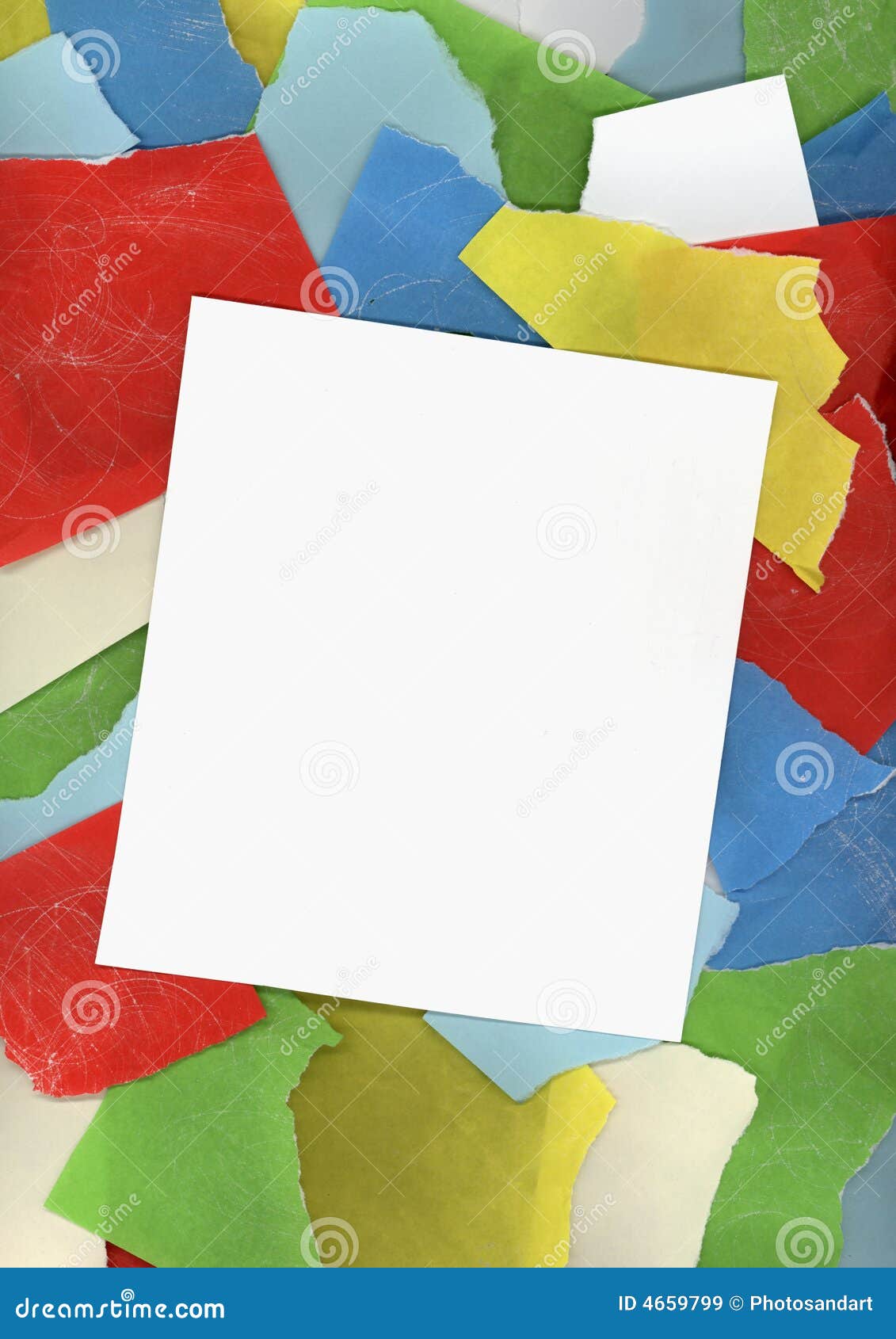 Retro paper frame stock image. Image of note, torn, texture - 4659799