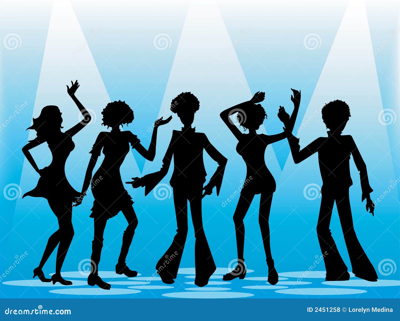 Retro Party stock illustration. Illustration of woman - 2451258