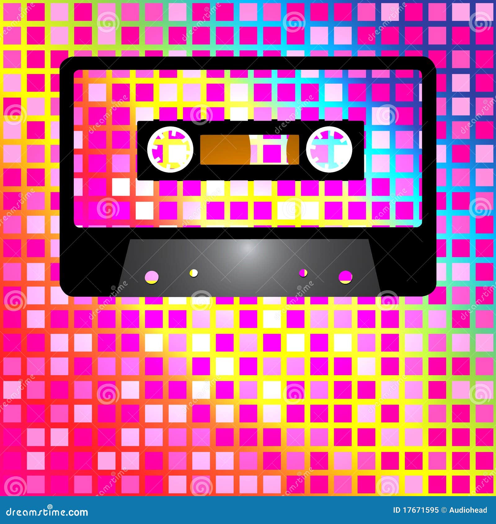 Retro Party Background stock vector. Illustration of disco - 17671595