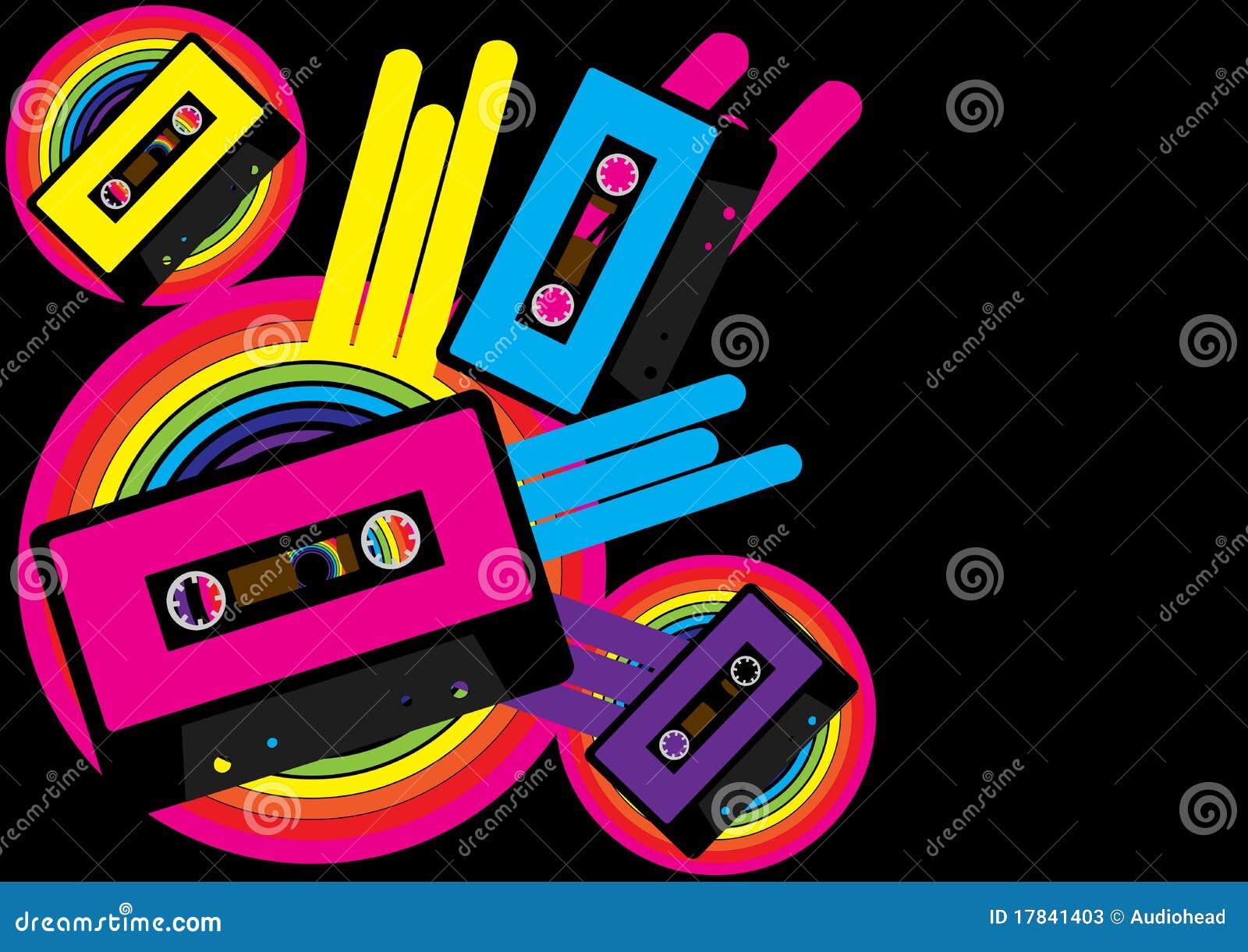 Retro Party Background stock vector. Illustration of vintage - 17841403