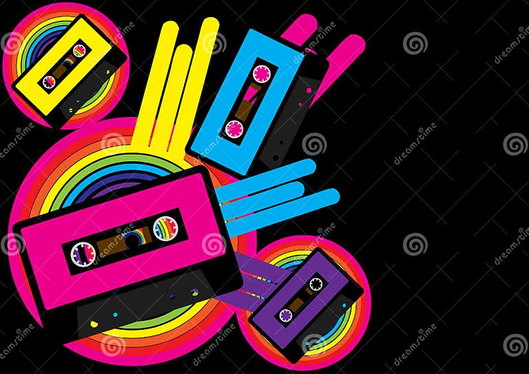 Retro Party Background stock vector. Illustration of vintage - 17841403