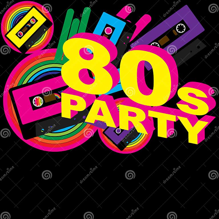 Retro Party Background stock vector. Illustration of vector - 20714174