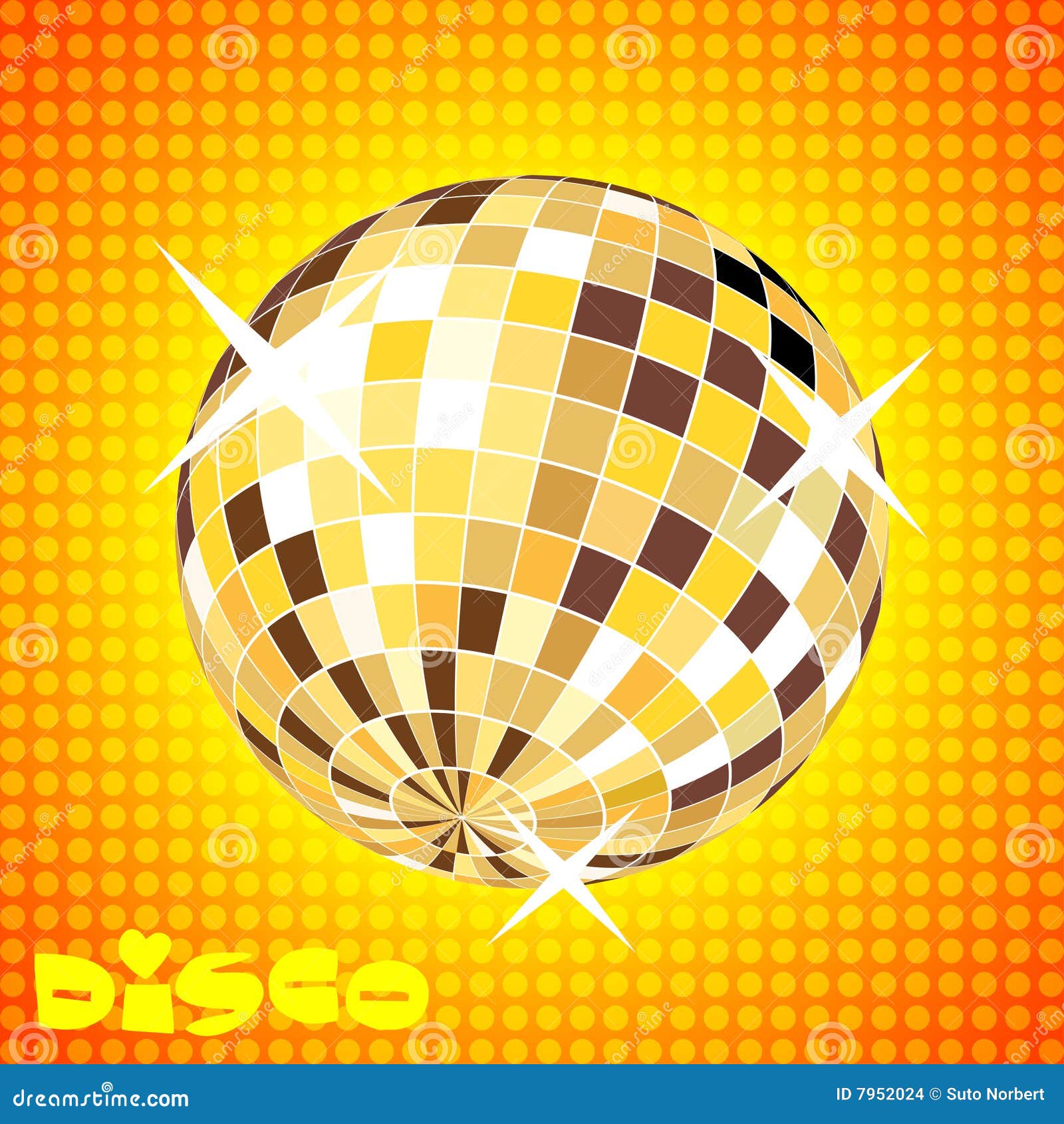 Retro Party Background Vector Illustration | CartoonDealer.com #7952024