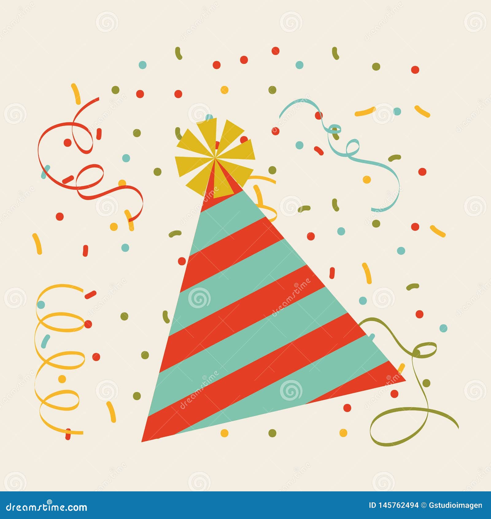 Retro party Vector stock illustration. Illustration of poster - 145762494