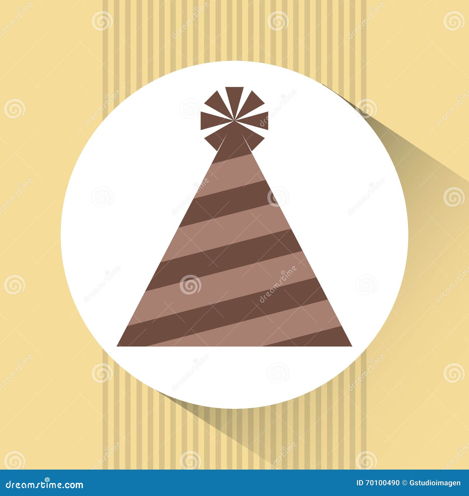 Retro party icon design stock illustration. Illustration of party ...