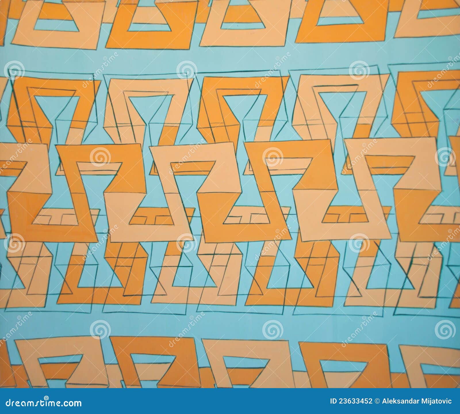 Retro pattern design stock illustration. Illustration of elegance ...