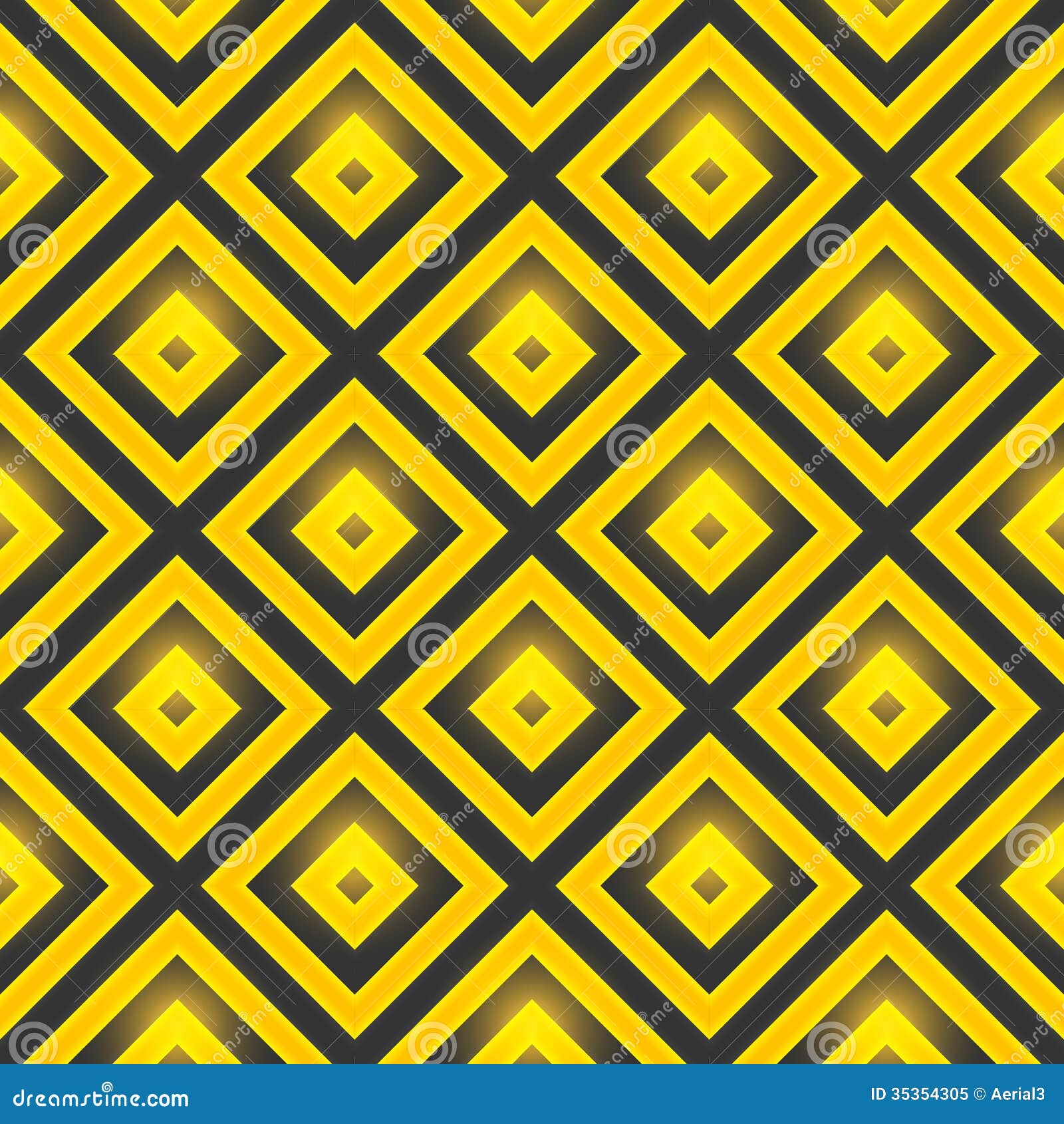 Retro Pattern of Geometric Shapes. Seamless Vector Stock Vector ...