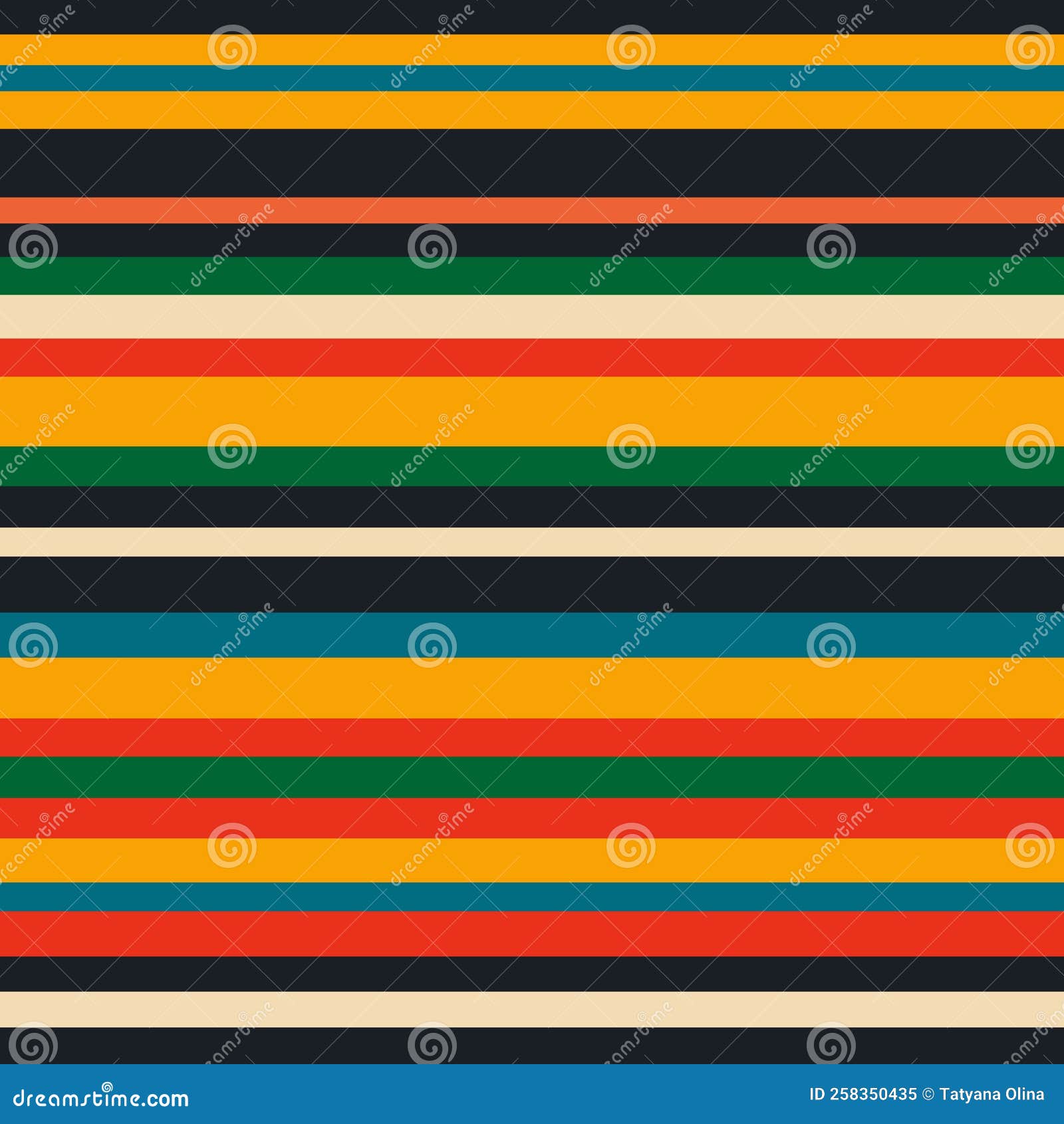 Retro Pattern with Multi-colored Stripes Stock Vector - Illustration of ...