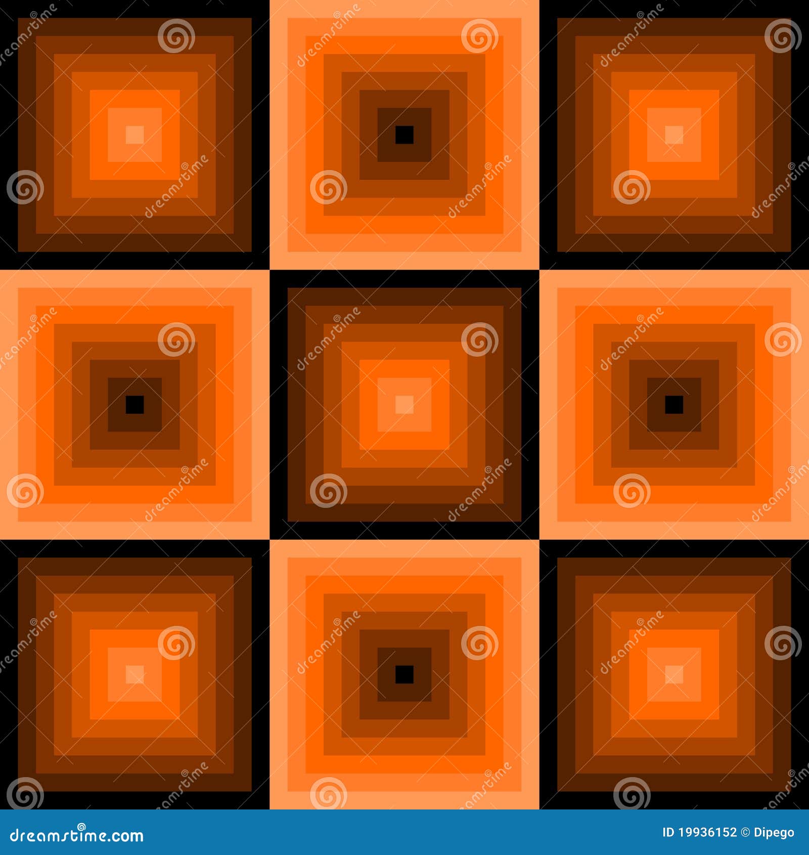 Retro pattern with squares stock illustration. Illustration of graphic ...