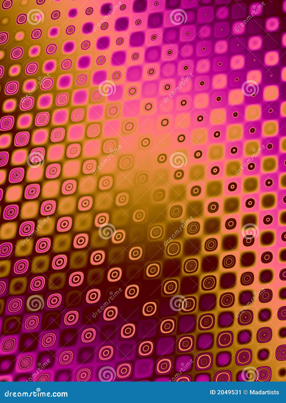 Retro Patterns - Pink Orange Stock Illustration - Illustration of ...