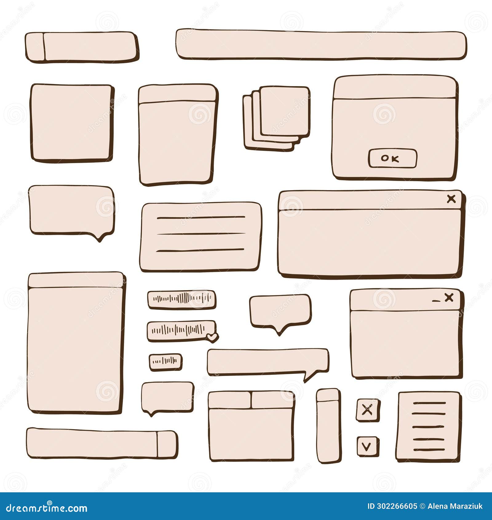 Retro Pc Elements, User Interface, Operating System, Windows, Icons in ...