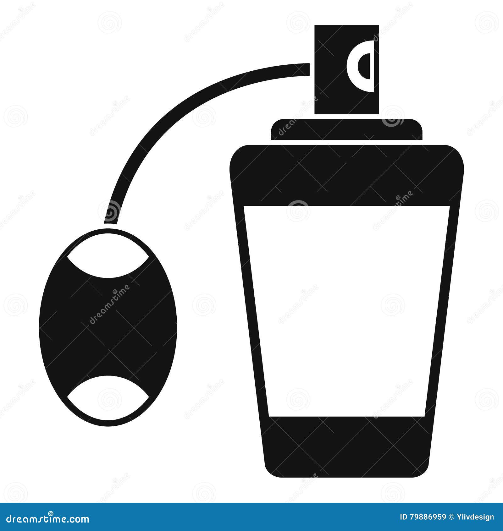 Retro Perfume Icon, Simple Style Stock Vector - Illustration of ...