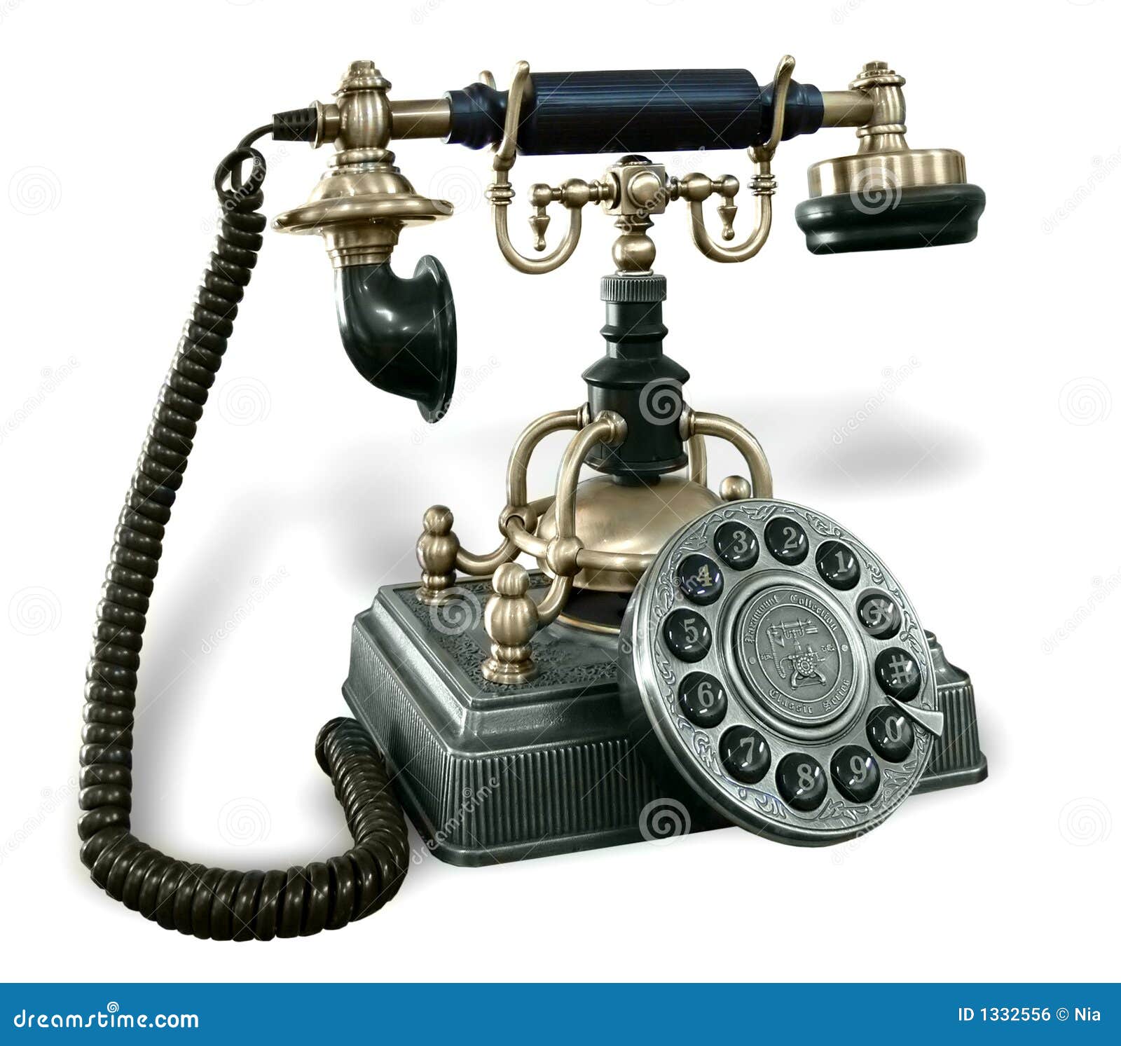 Retro phone stock photo. Image of call, rotary, technology - 1332556