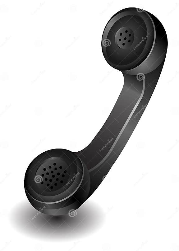 Retro phone handle stock vector. Illustration of antiquated - 26045366