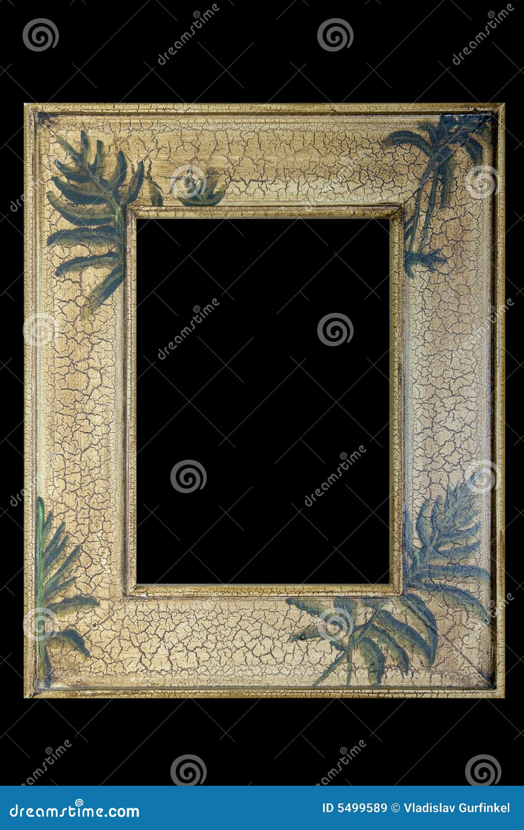 Retro photo frame stock image. Image of isolated, detail - 5499589