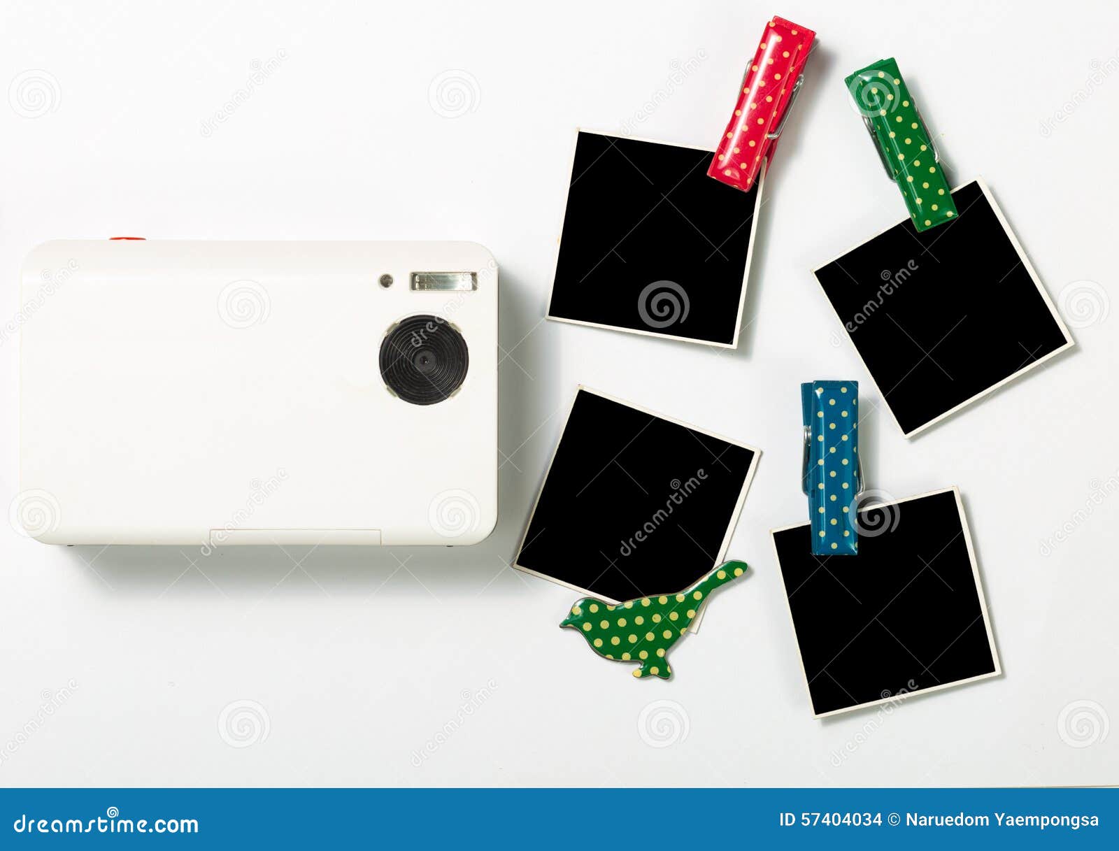 Retro Photo Frames and Camera Stock Photo - Image of fashioned, graphic ...