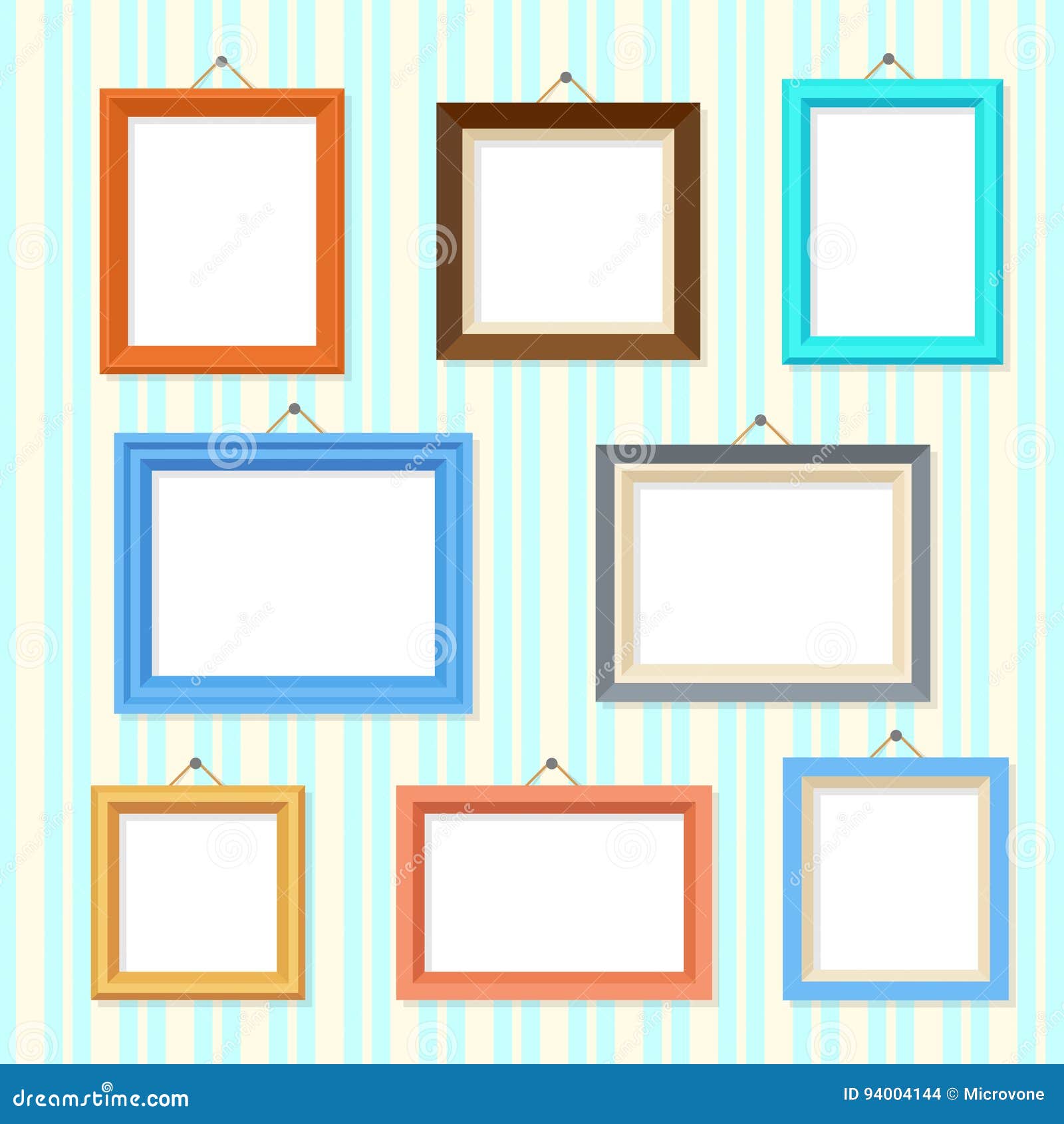 Retro Picture Image Cartoon Frames Vector Set Stock Vector ... Retro Picture Image Cartoon Frames Vector Set Stock Vector ...