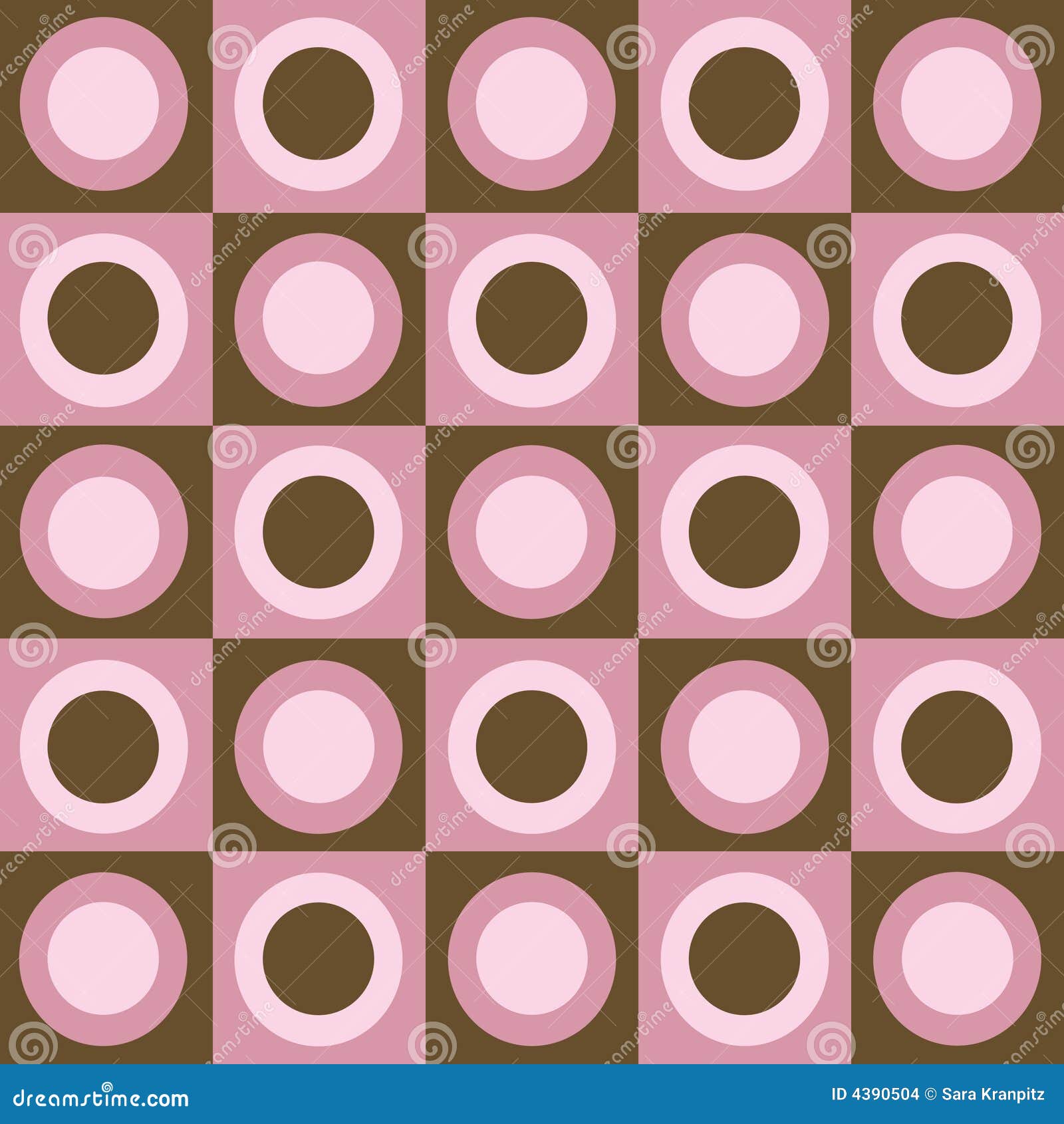 Circles And Squares Psychedelic Vector Background Wallpaper ...