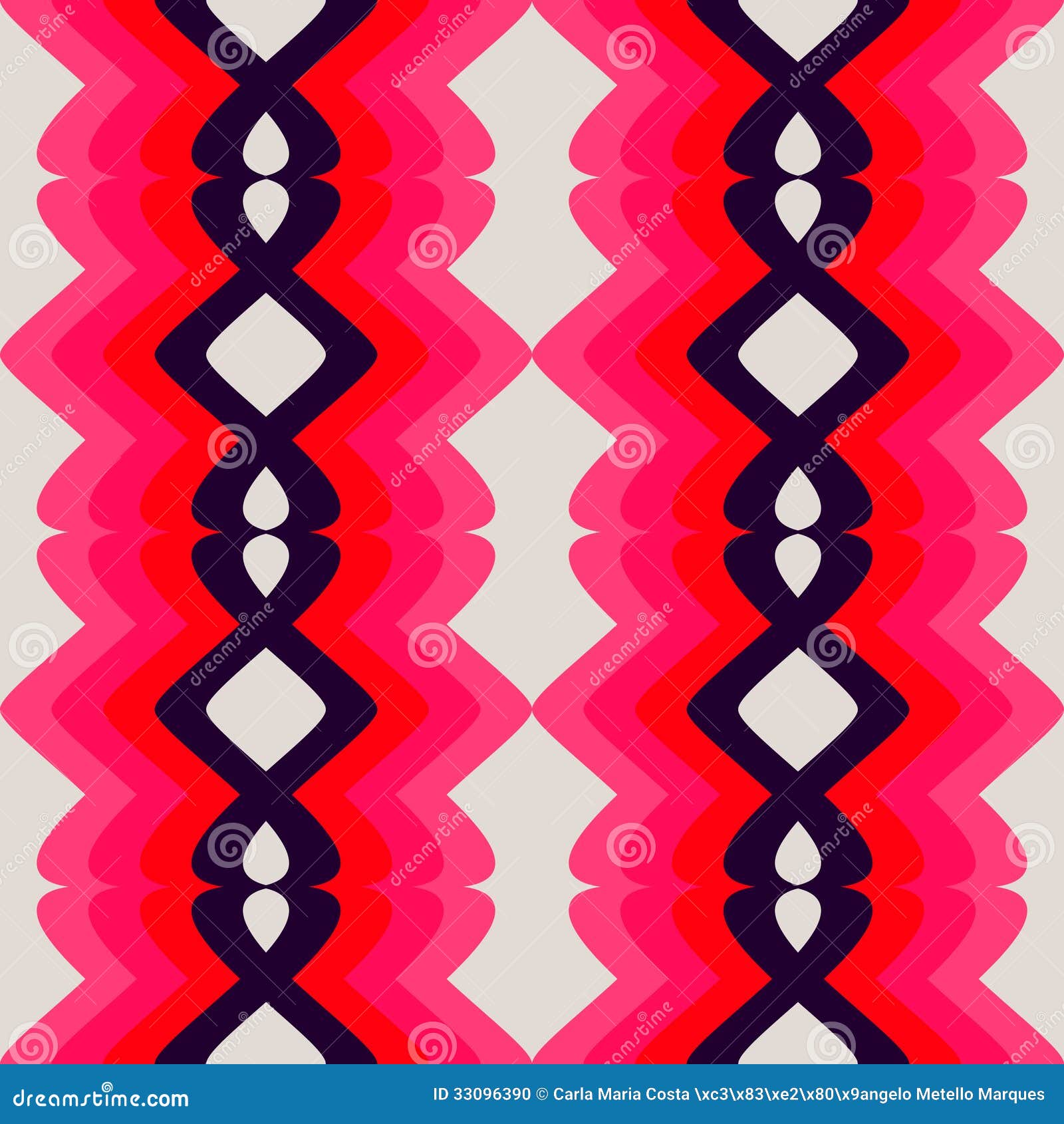 Retro Pink Pattern stock vector. Illustration of elegant - 33096390