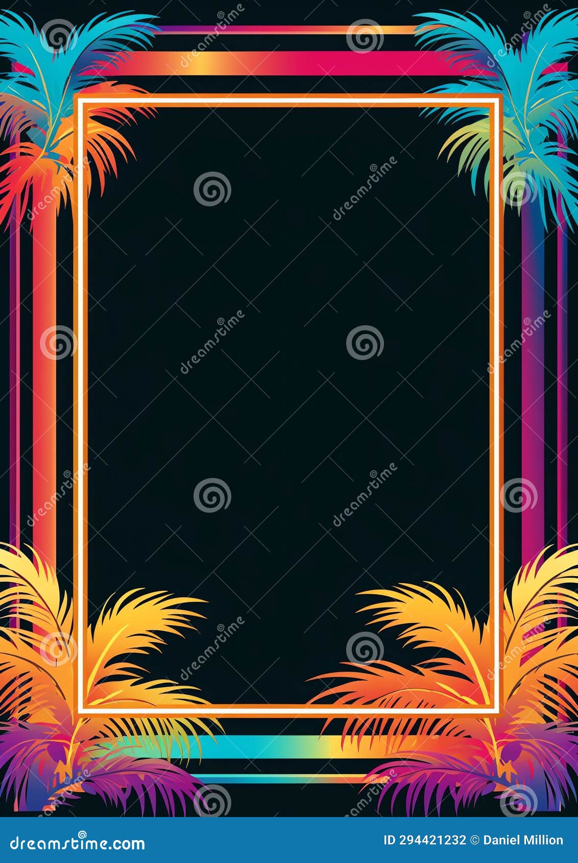 Retro Pixel Art Design Frame 80s Retro Nostalgic Stock Illustration ...