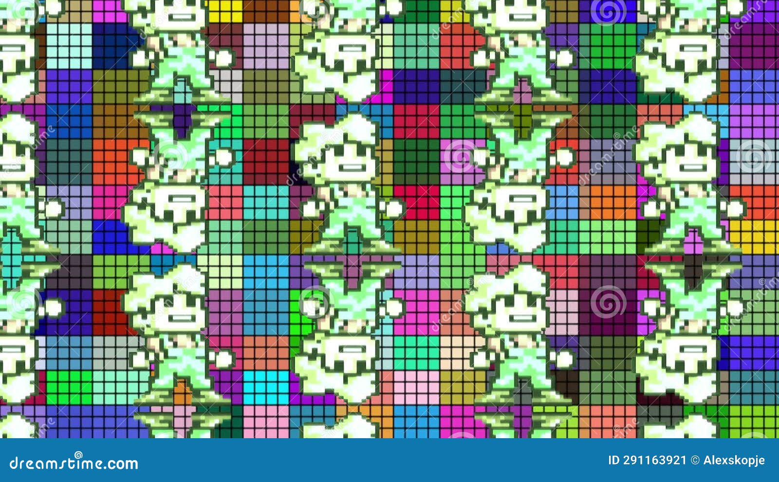 Retro Pixel Game Character Animation Stock Video - Video of pixel ...