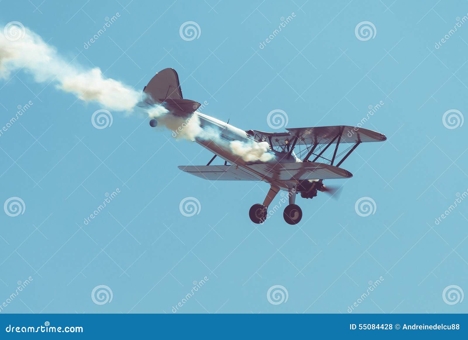 Retro plane stock photo. Image of retro, aerobatic, rudder - 55084428