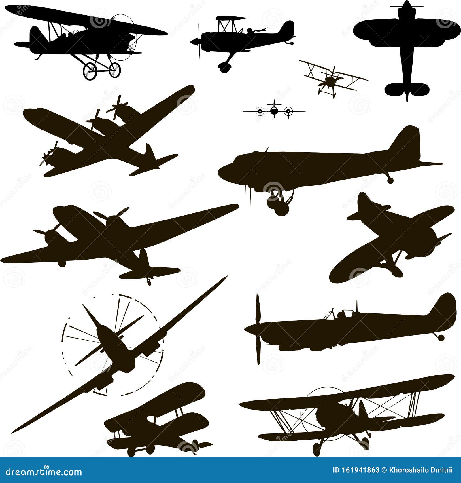 Retro Plane Logo Design Inspiration - Retro Aircraft Logo Design ...