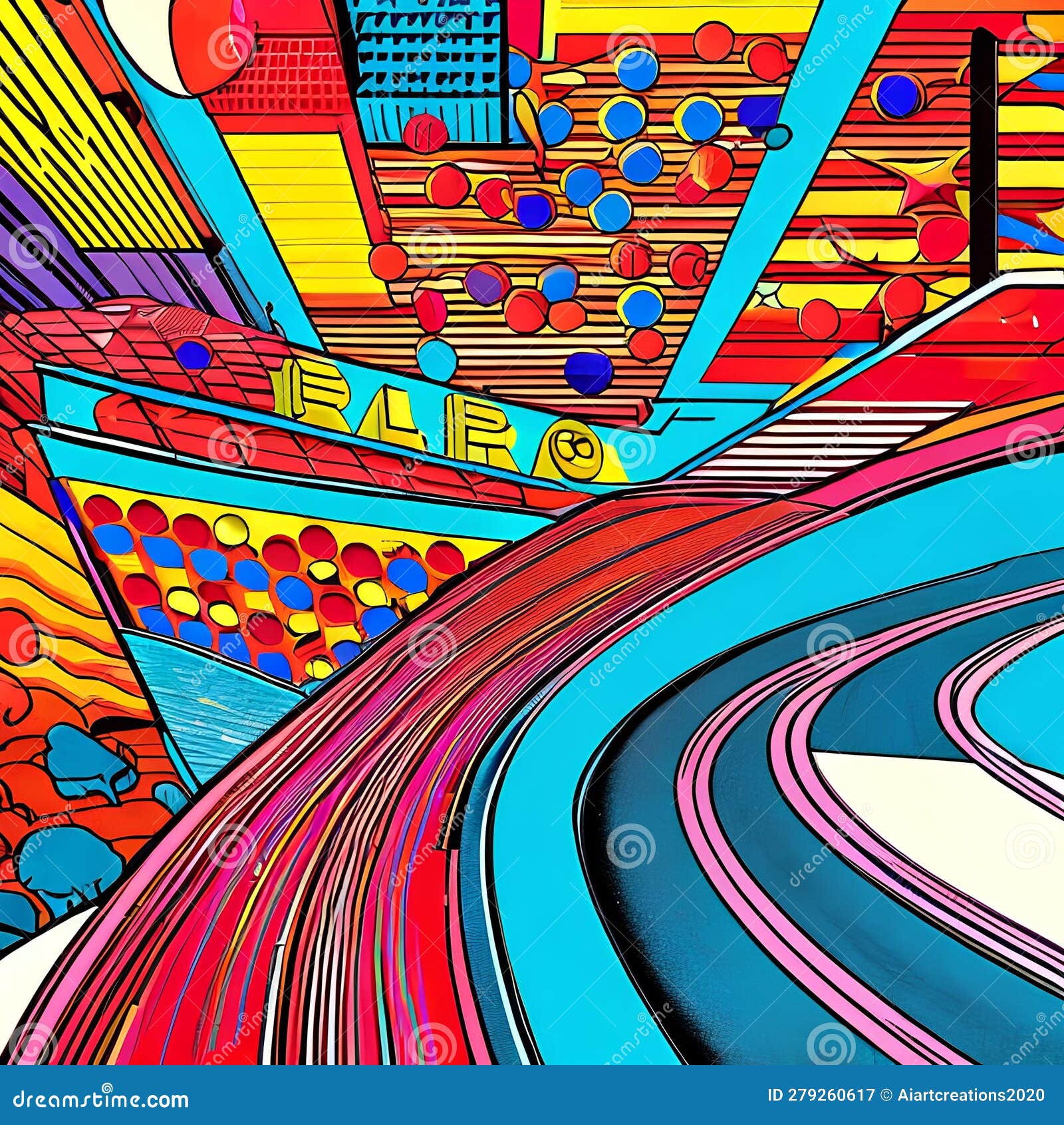 1154 Retro Pop Art Style: A Retro And Vintage-inspired Background ...