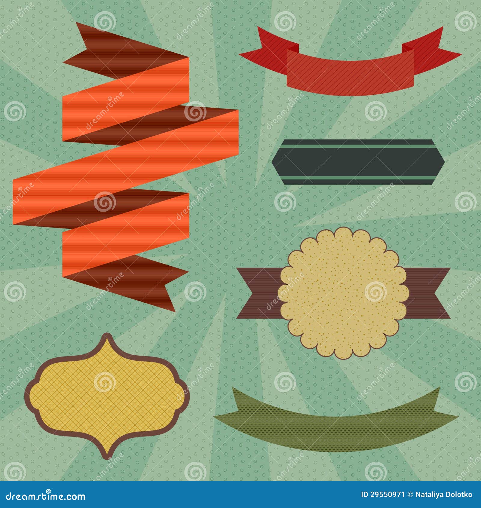 Retro Poster Elements Stock Illustrations – 77,434 Retro Poster ...