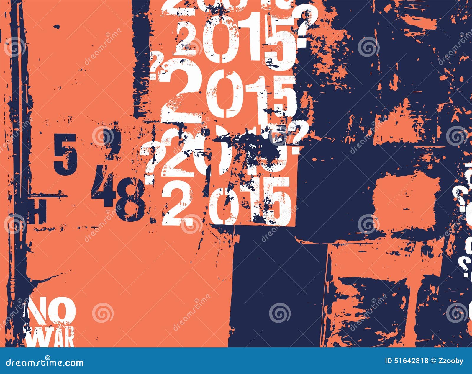 Retro Poster in Grunge Style with Typographic Signs. Vector ...