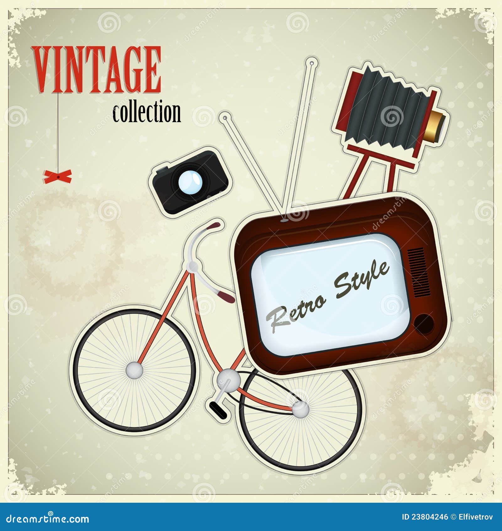 Retro Poster - Vintage Stuff On Grunge Background Stock Vector ...