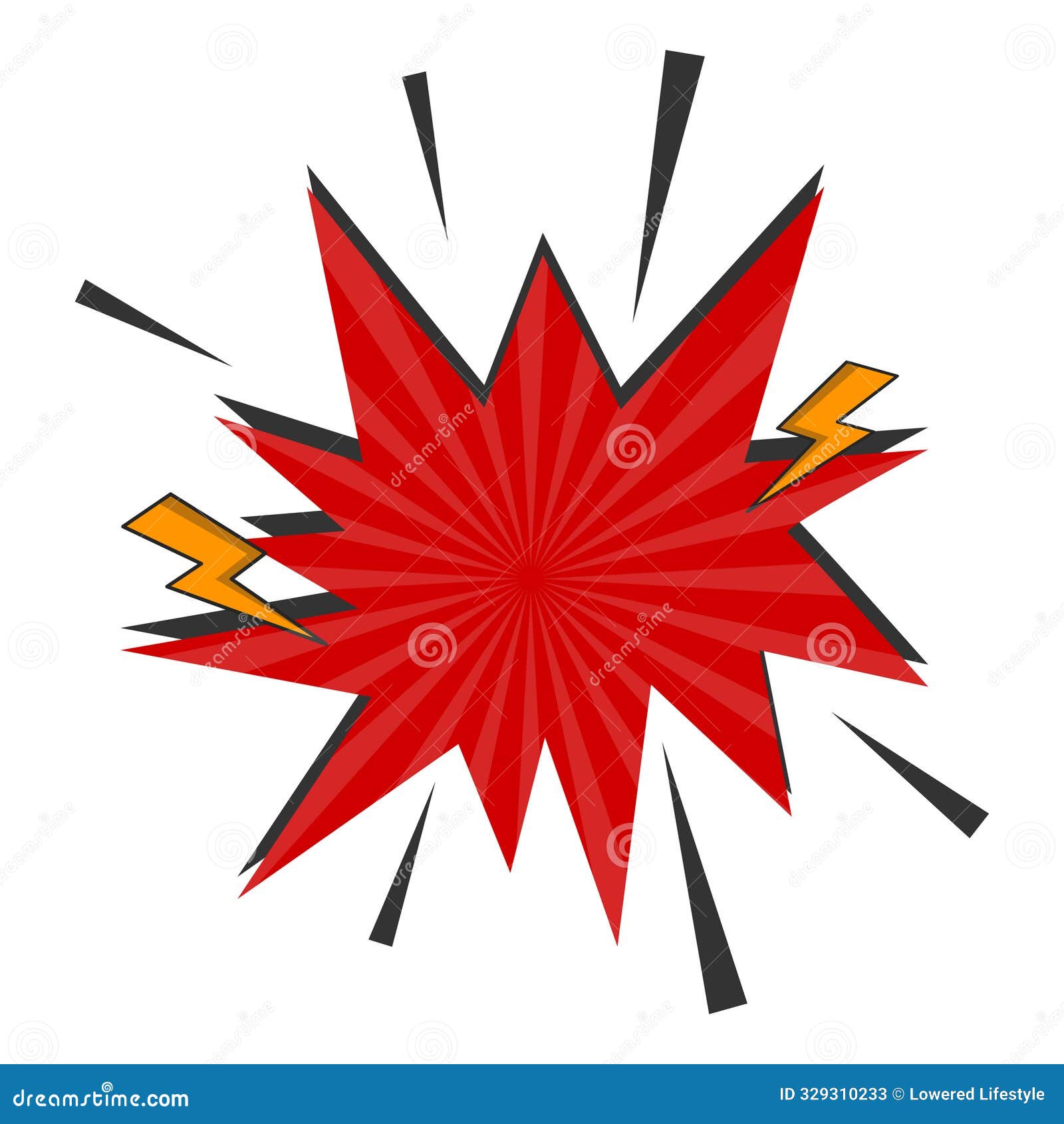 Retro Pow Comic Effect stock vector. Illustration of banner - 329310233