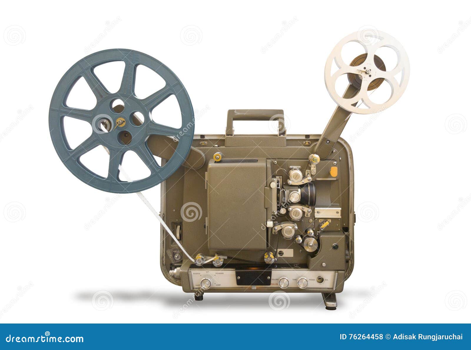 Retro projector stock photo. Image of canister, screen - 76264458