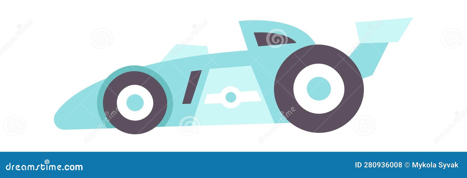 Retro Racing Car stock vector. Illustration of poster - 280936008