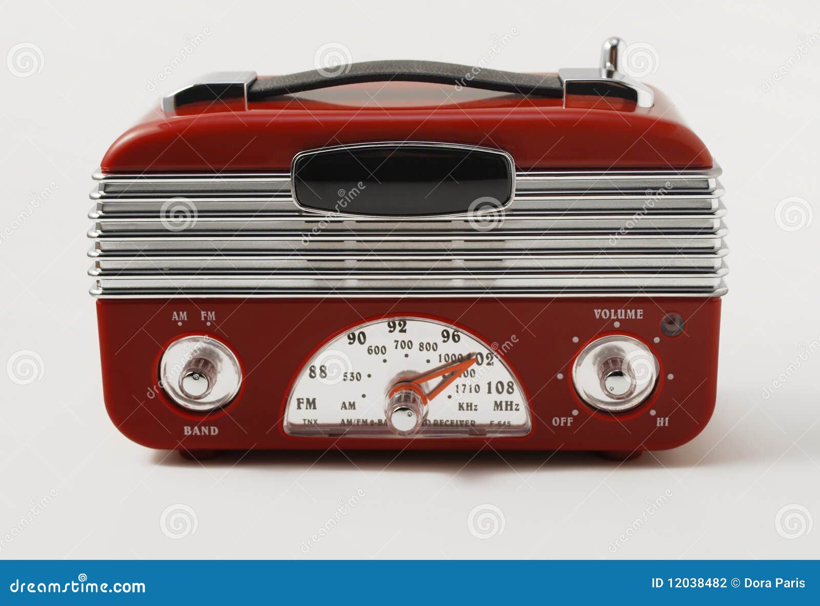 Retro radio stock photo. Image of portable, retro, fashioned - 12038482